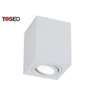 China 6W Surface Mount Adjustable Downlight GU10 Black 90x90mm Pure Aluminium for sale