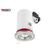 China Recessed Gu10 Fire Rated Downlights Diecasting Aluminium 90mm Cutting for sale