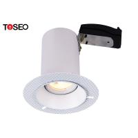 China IP65 Fire Rated GU10 Downlight Anti Glare 125mm White Adjustable 2 Year Warranty for sale