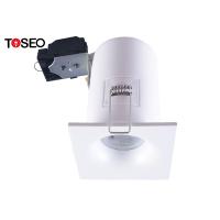China Square Anti Glare Fire Rated Downlight GU10 Diecast Aluminium 75mm Cutout IP65 220V-240V for sale