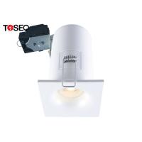 China Square Anti Glare Fire Rated Downlight GU10 Diecast Aluminium 75mm Cutout IP65 220V-240V for sale