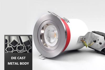 China GU10 Recessed Fire Rated Downlight Fitting 90min BS476 IP65 220V Die Cast Aluminum for sale
