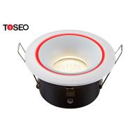 China Aluminum IP65 White Bathroom Downlights , Trim Cover Changeable LED Downlights for sale