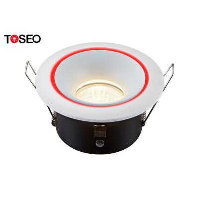 China Aluminum IP65 White Bathroom Downlights , Trim Cover Changeable LED Downlights for sale