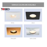 China Square Recessed Waterproof Bathroom LED Downlights Pure Aluminium for sale