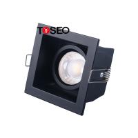 China Adjustable Anti Glare LED Downlight 73mm Cut Out 12V GU10 Die Cast Aluminum for sale