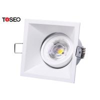 China White Anti Glare Office LED Downlights Mr16 Housing Square Adjustable Downlight for sale