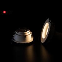 China Recessed Cob Downlight , GU5.3 Round Black Adjustable LED Downlight for sale