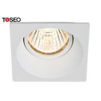 China Square Anti Glare MR16 Housing Downlight 85x85mm Die Cast Aluminum Recessed Lighting GU5.3 GU10 12V 220V for sale