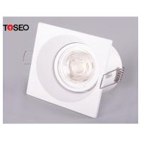 China Square Anti Glare MR16 Housing Downlight 85x85mm Die Cast Aluminum Recessed Lighting GU5.3 GU10 12V 220V for sale