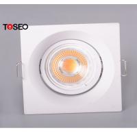 China Square Anti Glare MR16 Housing Downlight 85x85mm Die Cast Aluminum Recessed Lighting GU5.3 GU10 12V 220V for sale