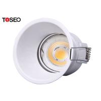 China White Anti Glare Cob Recessed Downlight , Mr16 Bathroom Downlights for sale