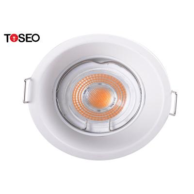 China White Anti Glare Cob Recessed Downlight , Mr16 Bathroom Downlights for sale
