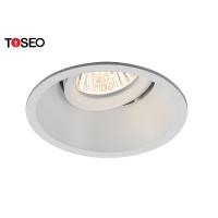 China Slim 85mm Cut Out Anti Glare Downlight Deep Cup Black 12V GU10 Die Cast Aluminum Ceiling Light for sale
