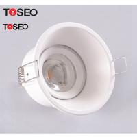 China Slim 85mm Cut Out Anti Glare Downlight Deep Cup Black 12V GU10 Die Cast Aluminum Ceiling Light for sale
