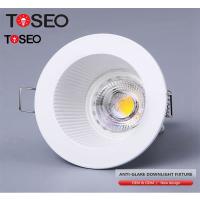 China 85mm Anti Glare LED Downlight Deep Cup Recessed Spotlight 12V 220V GU10 GU5.3 for sale