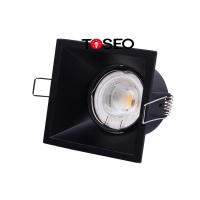 China 90mm Square 7W LED Recessed Anti Glare Downlight Die Cast Aluminum 220V for sale