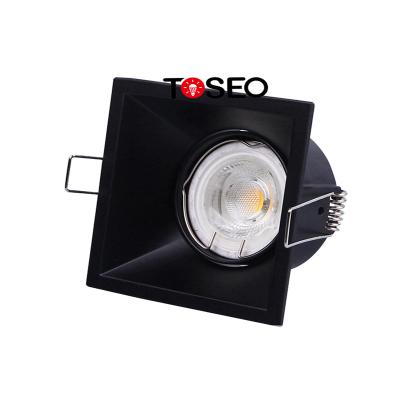 China 90mm Square 7W LED Recessed Anti Glare Downlight Die Cast Aluminum 220V for sale
