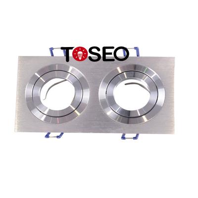 China Pure Aluminium Ceiling Downlight 3watt 5watt Double Recessed LED Downlight for sale