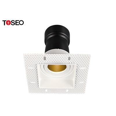 China GU5.3 125mm Anti Glare Square Recessed Spotlight Adjustable Trimless 12V 220V for sale