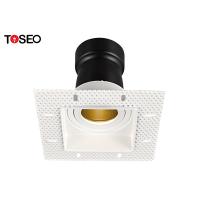 China Adjustable Square Trimless Downlights Recessed Anti Glare Spotlights for sale