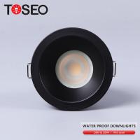China IP65 Black White Bathroom Ceiling Spotlights AC 220 - 240V RoHS Approved for sale