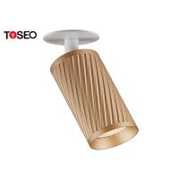 China Golden Pure Aluminium Ceiling Lights ,  Surface Mounted LED Gu10 Downlight for sale
