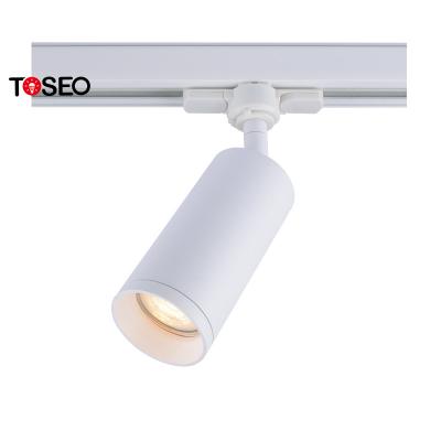 China Pure Aluminium Spotlight Adjustable Surface Mounted Track Light Gu10 for sale
