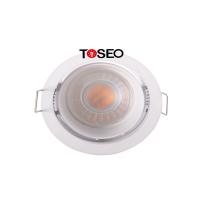 China Round 76mm Recessed Mounted LED Downlight Fixture Pure Aluminium for sale