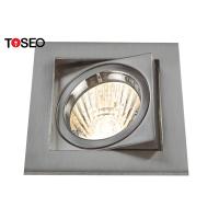 China Red Brass Square Recessed Ceiling Light For Corrido RoHS Certified for sale
