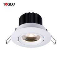 China 11W White Round 90MM Adjustable LED Ceiling Spotlights For Corridor for sale