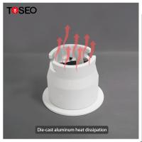 China Black Aluminium 3.3W 43mm 220V Mini Downlight LED Cabinet Light Dimmable for sale