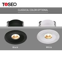 China Black Aluminium 43Mm Mini Downlight 6000k LED Cabinet Light for sale