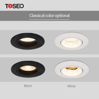 China 88mm Anti Glare Recessed Adjustable LED Downlight Die Cast Aluminum GU10 12V for sale