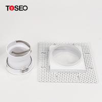 China GU5.3 125mm Anti Glare Trimless Square Recessed Spotlight Adjustable 12V AC 220V for sale