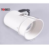 China 240V Recessed Fire Rated Downlight 95mm Cut Out 85mm GU10 White Die Cast Aluminum for sale