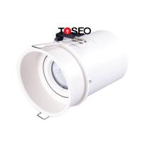 China 240V Recessed Fire Rated Downlight 95mm Cut Out 85mm GU10 White Die Cast Aluminum for sale
