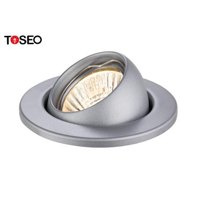 China Round 108mm Adjustable Recessed Downlights Fixture For Showroom for sale