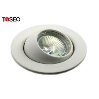 China Round 108mm Adjustable Recessed Downlights Fixture For Showroom for sale