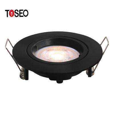 China 70mm Fixed Round Recessed LED Downlight Fixtures Gu5.3 RoHS Certified for sale