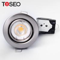 China Adjustable White Recessed Spotlight Bbc Standard Gu10 Fire Rated Downlights for sale