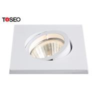 China Adjustable Square Ceiling Spotlights Recessed Gu10 Downlight Fixtures for sale