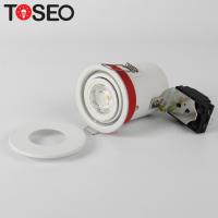 China White Recessed Fire Rated Downlight GU10 Die Cast Aluminum 220V 75mm Cutout for sale