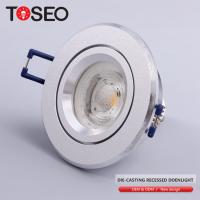 China 79mm Pure Aluminium Recessed Ceiling Downlight 3W 5W 6W 7W GU5.3 GU10 for sale