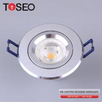 China 79mm Pure Aluminium Recessed Ceiling Downlight 3W 5W 6W 7W GU5.3 GU10 for sale