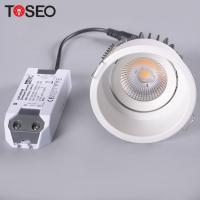 China 10W Recessed LED Ceiling Downlight 80mm Cut Out 85mm Diameter Dimmable COB Spot Light for sale