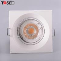 China DC12V Square COB LED Downlight 85x85mm Fixed Recessed Ceiling Light Anti Glare for sale