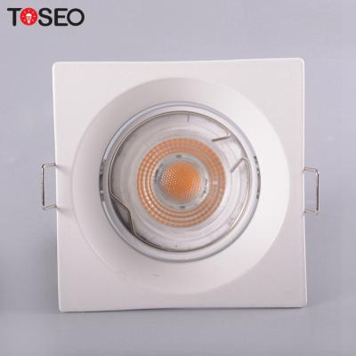 China DC12V Square COB LED Downlight 85x85mm Fixed Recessed Ceiling Light Anti Glare for sale