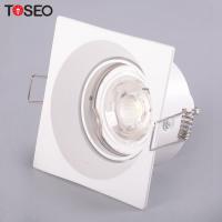 China DC12V Square COB LED Downlight 85x85mm Fixed Recessed Ceiling Light Anti Glare for sale