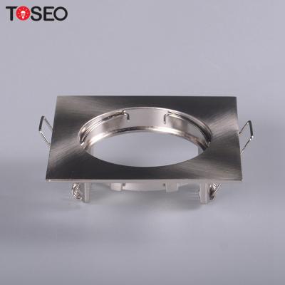 China Fixed Die Casting Aluminum Square LED Recessed Downlight 75mm Cutout 12V 220V for sale